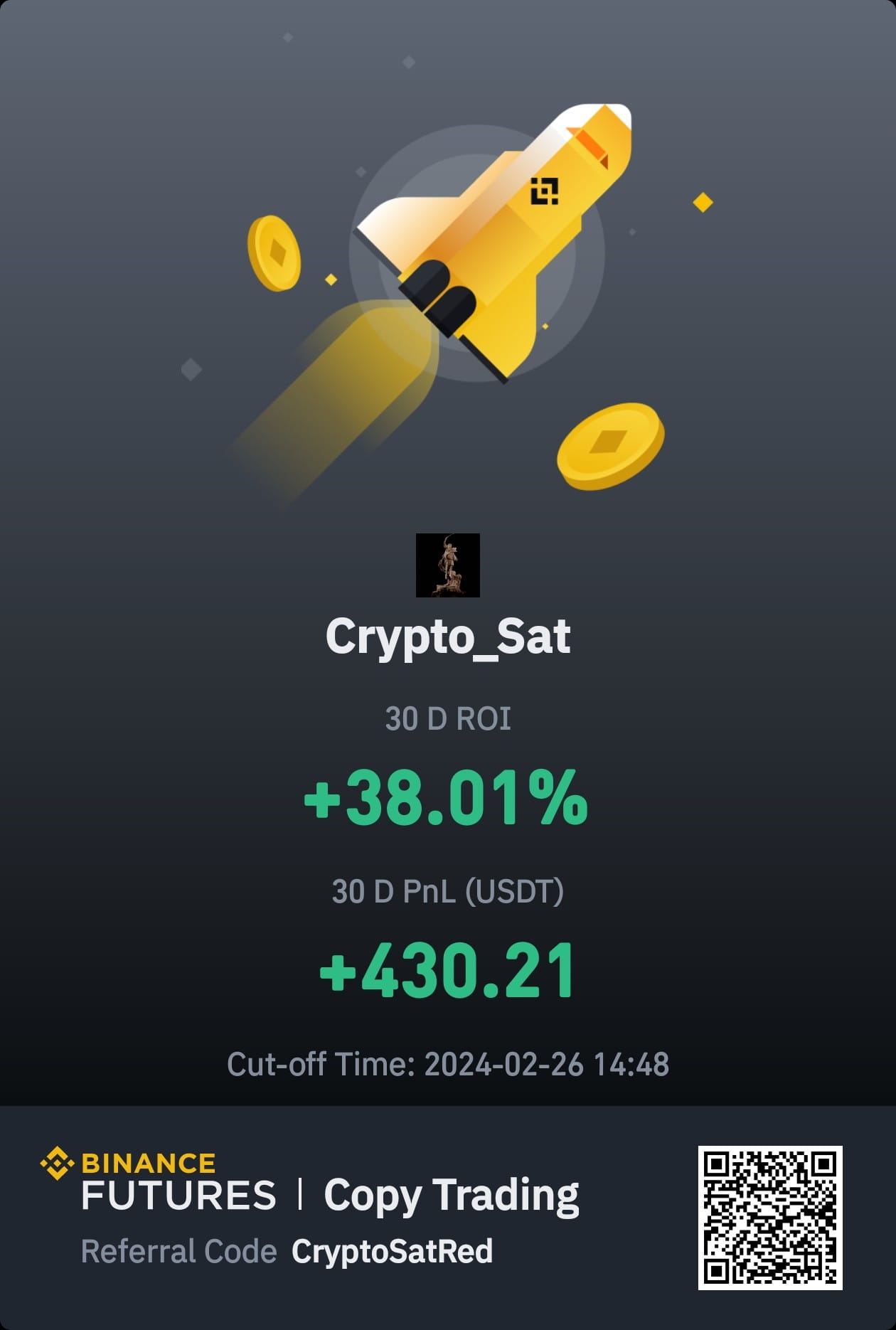 IMPORTANT ANNOUNCEMENT 💯 38% returns in just 2 weeks 🎯 S | Crypto Sat ...