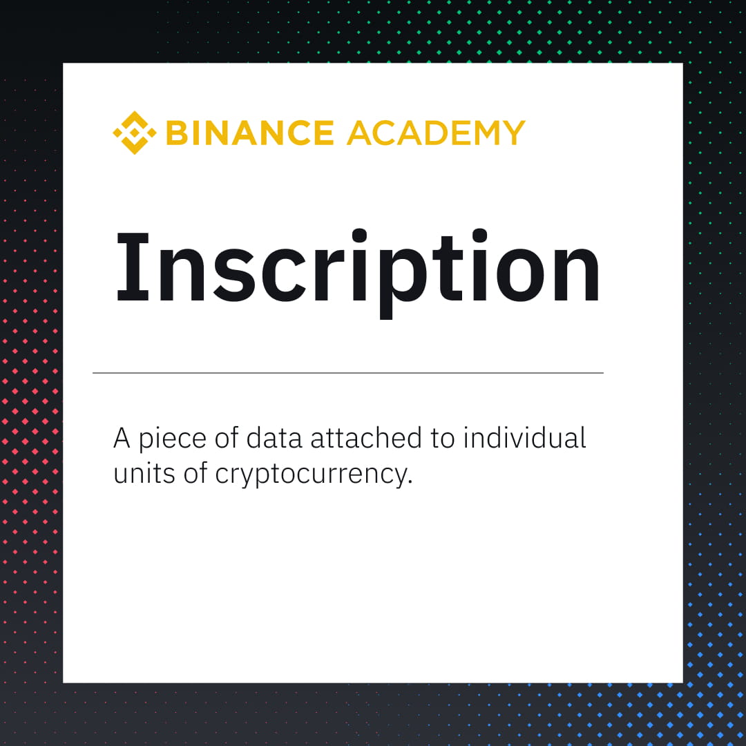 Inscriptions became popular when the crypto community starte | Binance ...