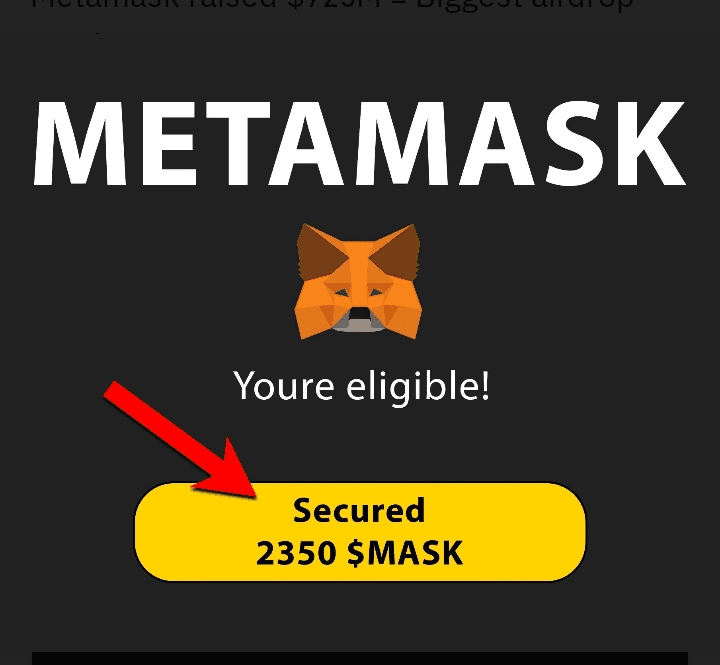 💸 Exciting News: $MASK Airdrop Confirmed! 💸 Metamask has | The Crypto ...