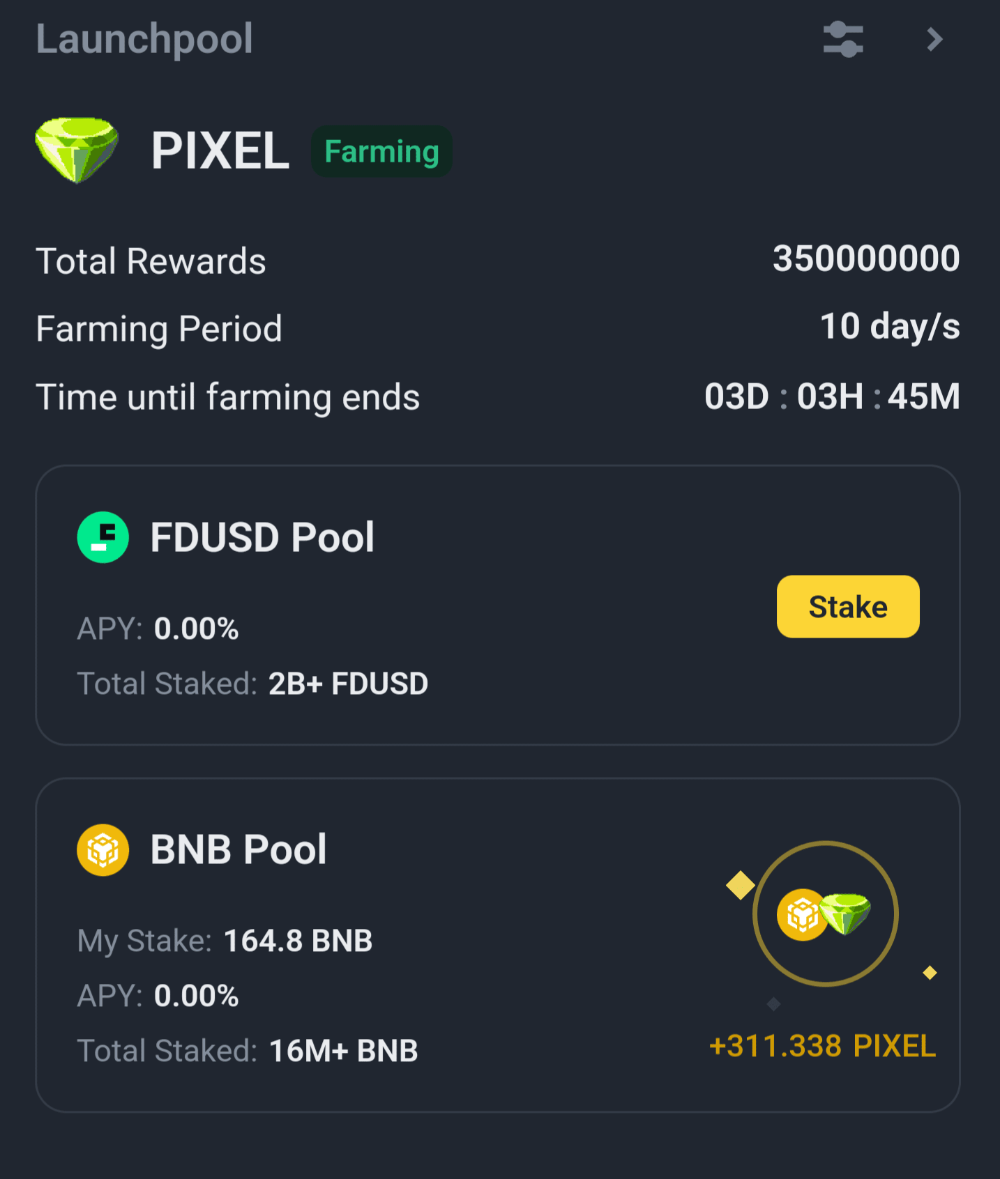 12 $PIXEL/h 🔥🔥🔥 I am actively participating in Launchpoo | NotParna on ...