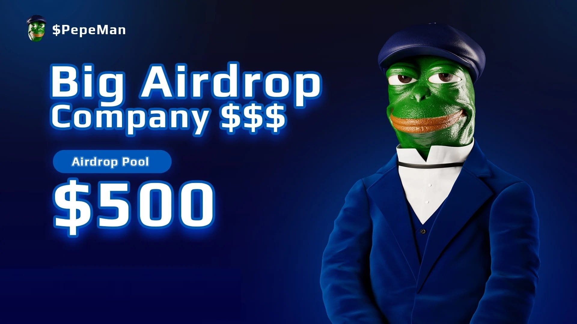 New airdrop: PepeMan (USDT) Total Reward: 500 USDT Rate: | Technical ...