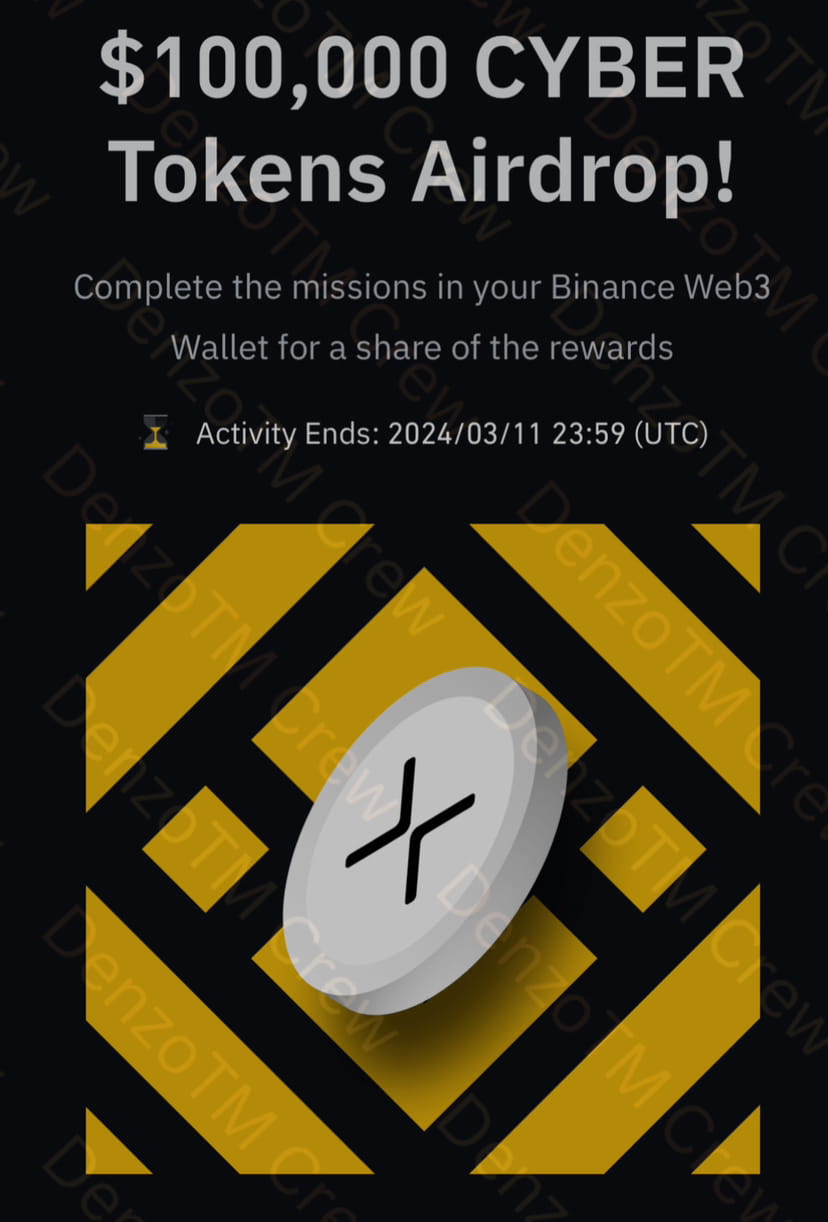 😍😍Airdrop Alert!!😍😍 The new Binance Web3 Wallet airdrop | DenzoTM on ...