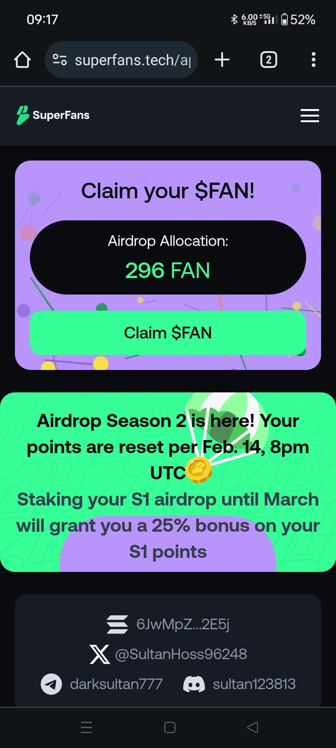 Don't miss this, sol chin airdrop, per token 0.02 cent, all | darksultan777 on Binance Square