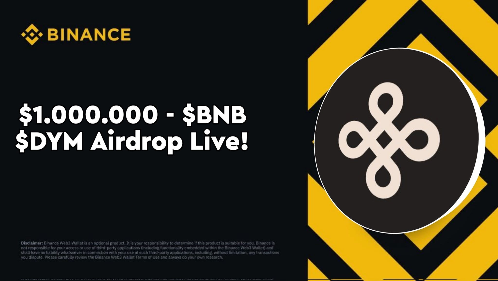 1,000,000 - $BNB Giveaway airdrop for 3000 winner 🎉 Each r | Shaheen Mk ...