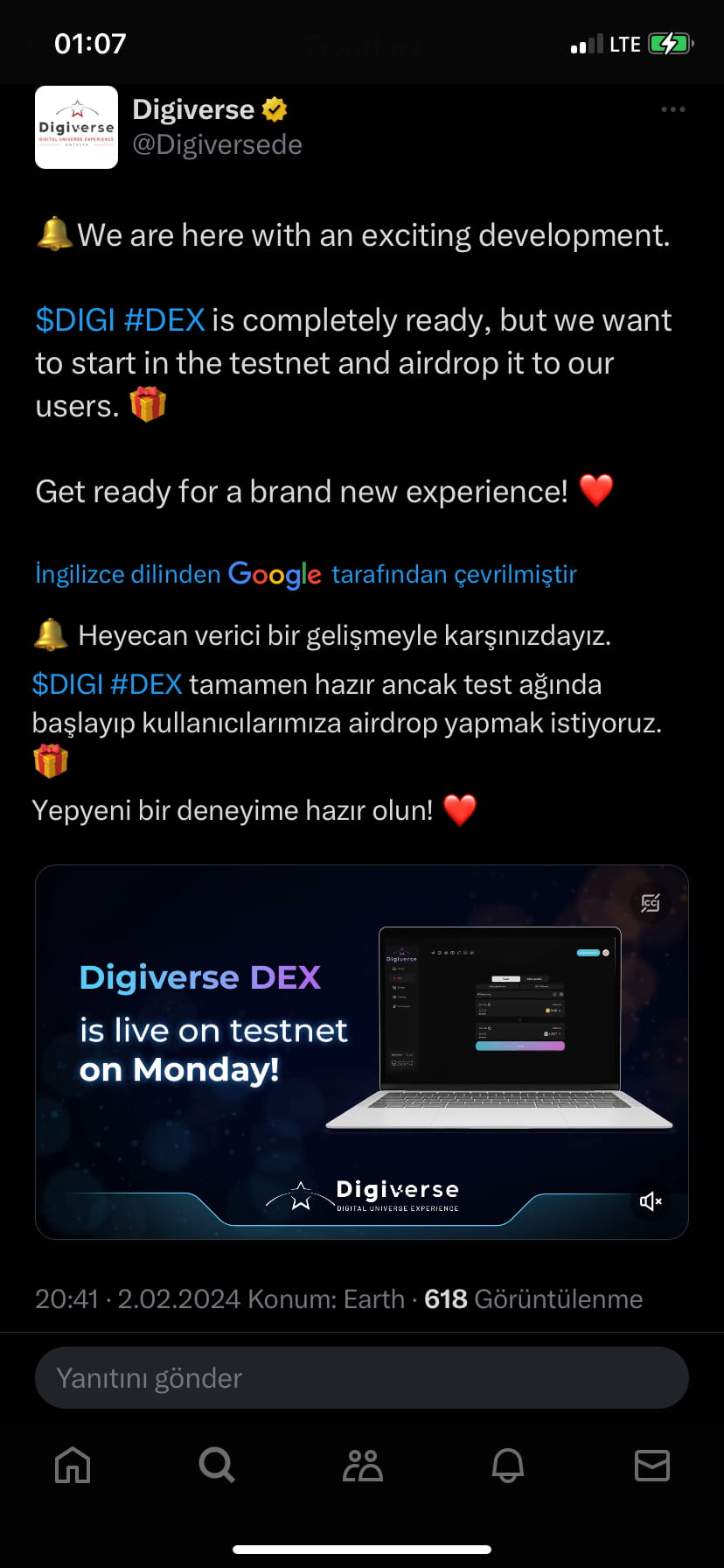 #Digiverse Announced that the digiverse DEX wallet, which | TanerK on Binance Square