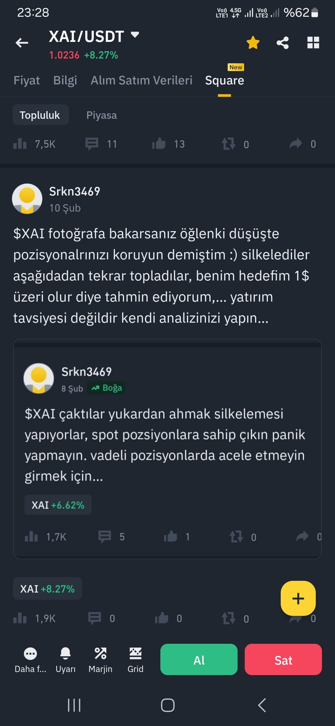 $XAI We achieved our target for this coin :) Friends, the bu | Srkn3469 ...