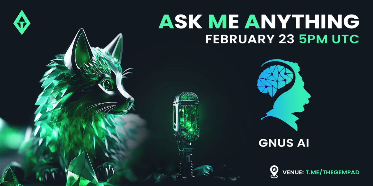 💎 ANUNCIO DE GNUS AI AMA 💎 Estamos orgullosos de anunciar | GemPad en Binance Square