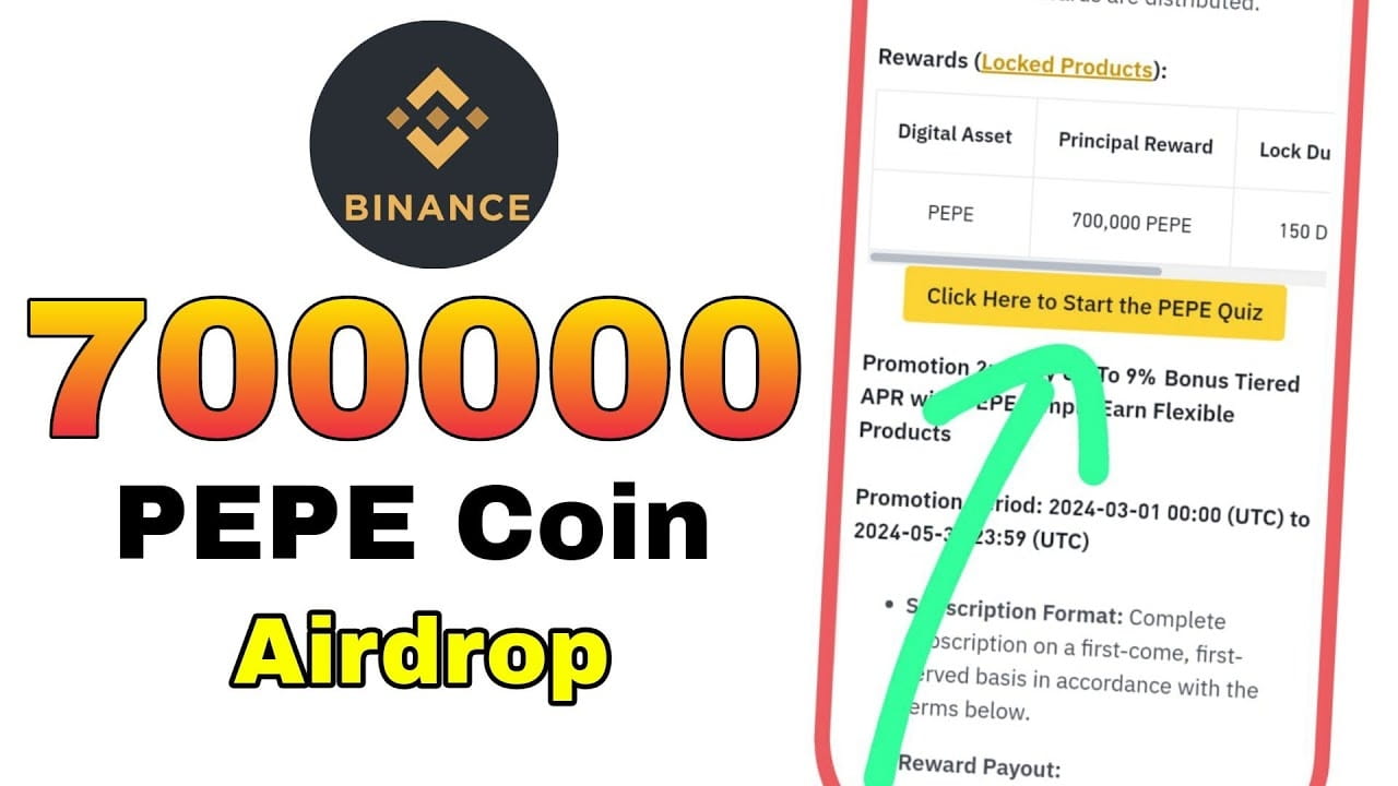 🚨 PEPE AIRDROP 🐸 Hoàn thành Câu đố về PEPE để nhận 700.00 | MR RAEES ...