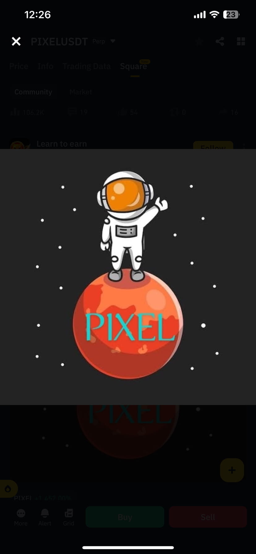 $PIXEL open short target 0.50$ Big dumping coming soon ️🤝 | SAIKAT_KHAN ...