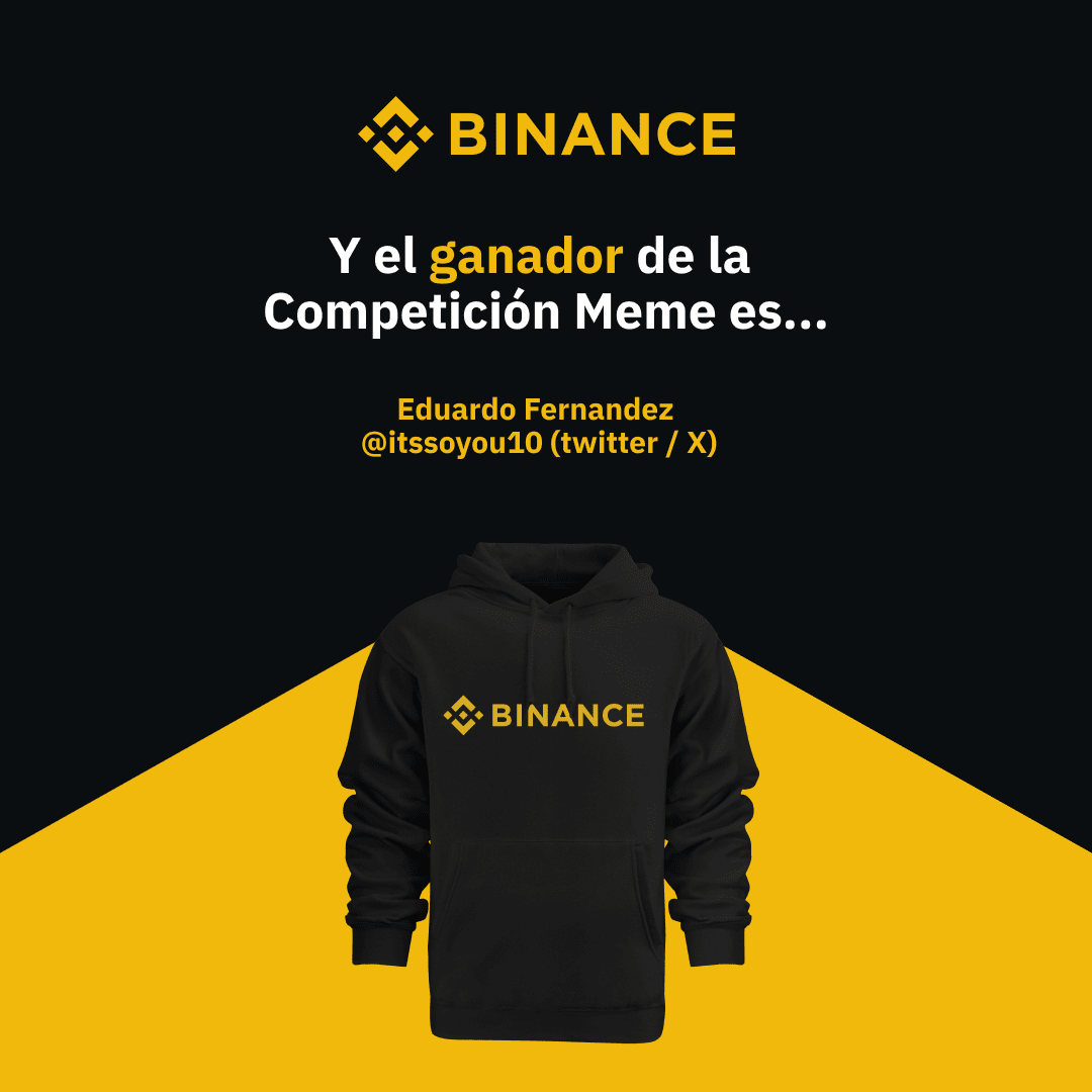 ¡Ya tenemos ganador del Torneo Meme de Redes Sociales! 😎 E | Binance ...