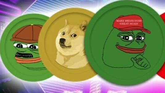 PORK, a pink Pepe the Frog themed meme coin, a subsidiary of PEPE ...