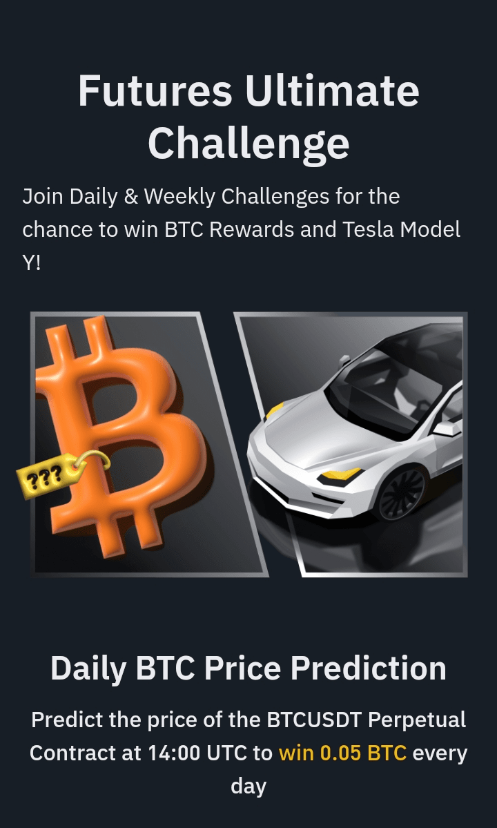 "Win $BTC with Binance: Predict BTC Prices and Unlock Exciti ...