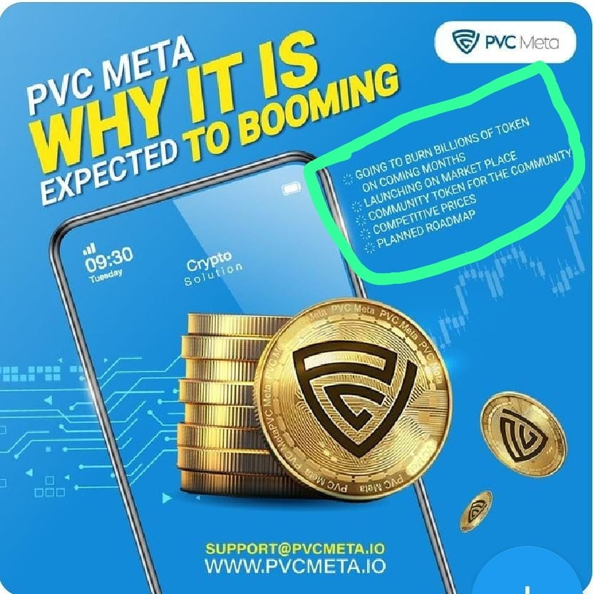 Good News for PVC Meta Token Family members #Pvcmeta #Trendi ...