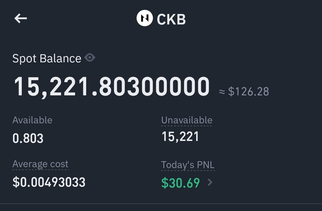 🚨PROFITS ALERTS ⚠️CKB, CKB, CKB⚠️ Today morning i BUY CK | Crypto ...