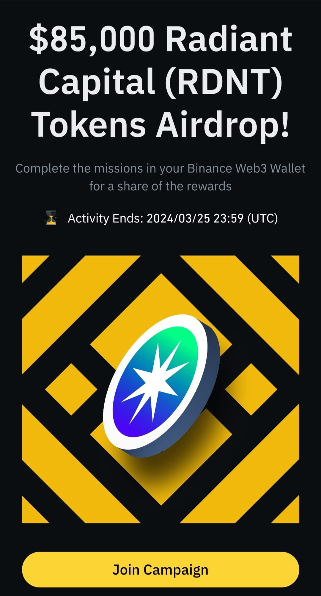🚀 **Unlock the Power of RDNT Tokens on Binance! 🌐** Task | Trade Station on Binance Square
