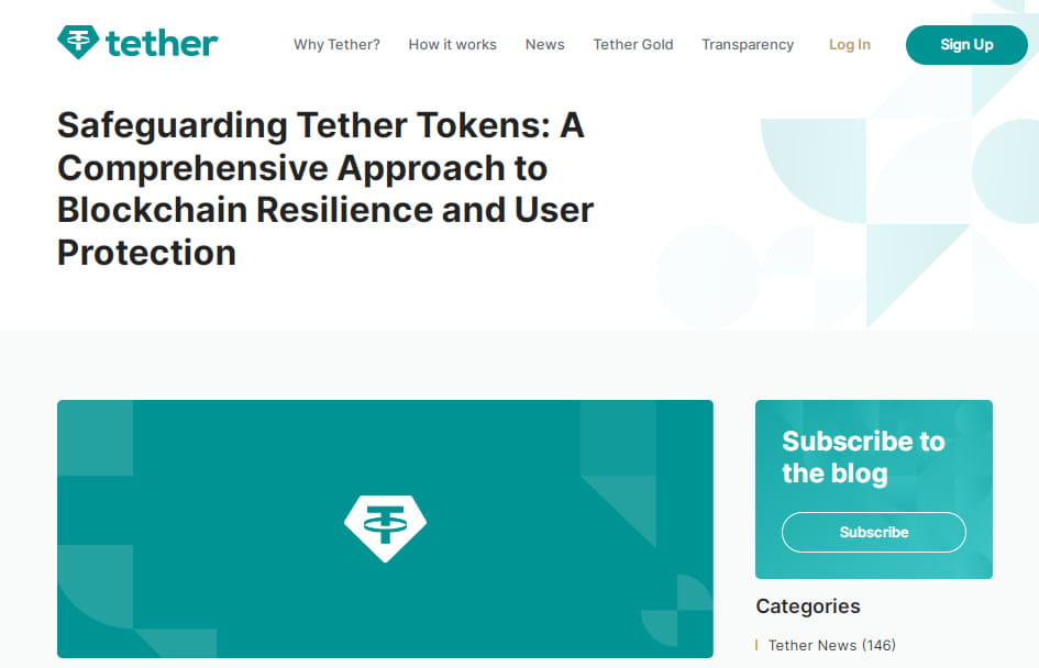 Tether announced a “recovery” feature that allows USDT to be | Proekt ...