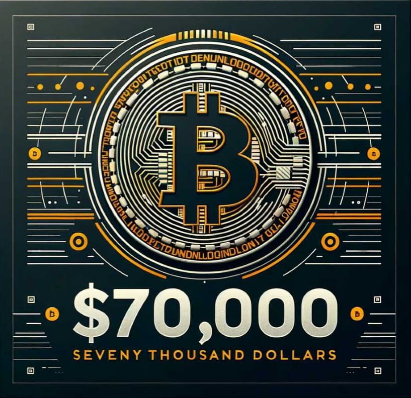 70k point of no return Today we crossover $BTC | EAST OR WEST AFRICA IS ...