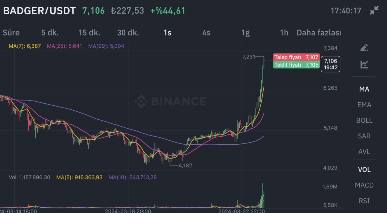 BADGER COIN USDT Price Increase Analysis By Image Price Porestix337 badger-coin-usdt-price-increase-analysis-by-image-price-porestix337