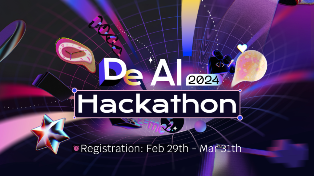 Global registration for the 2024 DeAI Hackathon Competition is open ...