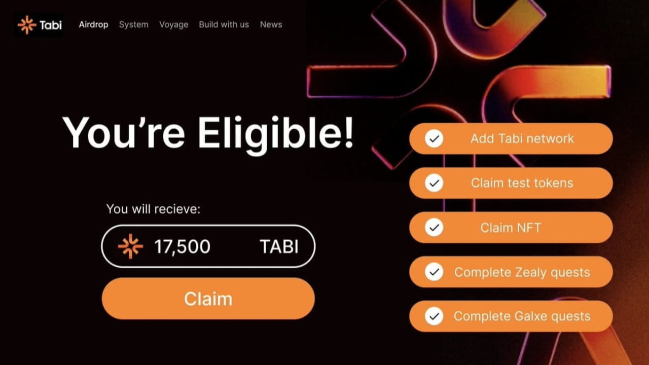 TABI testnet airdrop is here! Binance leads investment in raising $11 ...