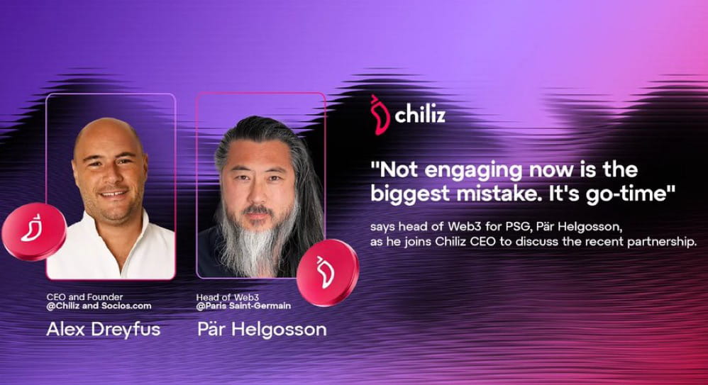 🌶️ Chiliz and Socios CEO Alex_dreyfus and PSG_inside Web3 | Cins on ...