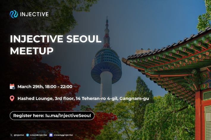 3 days to go to @injective Seoul Meetup at @hashed_official | 0xzeze on Binance Square