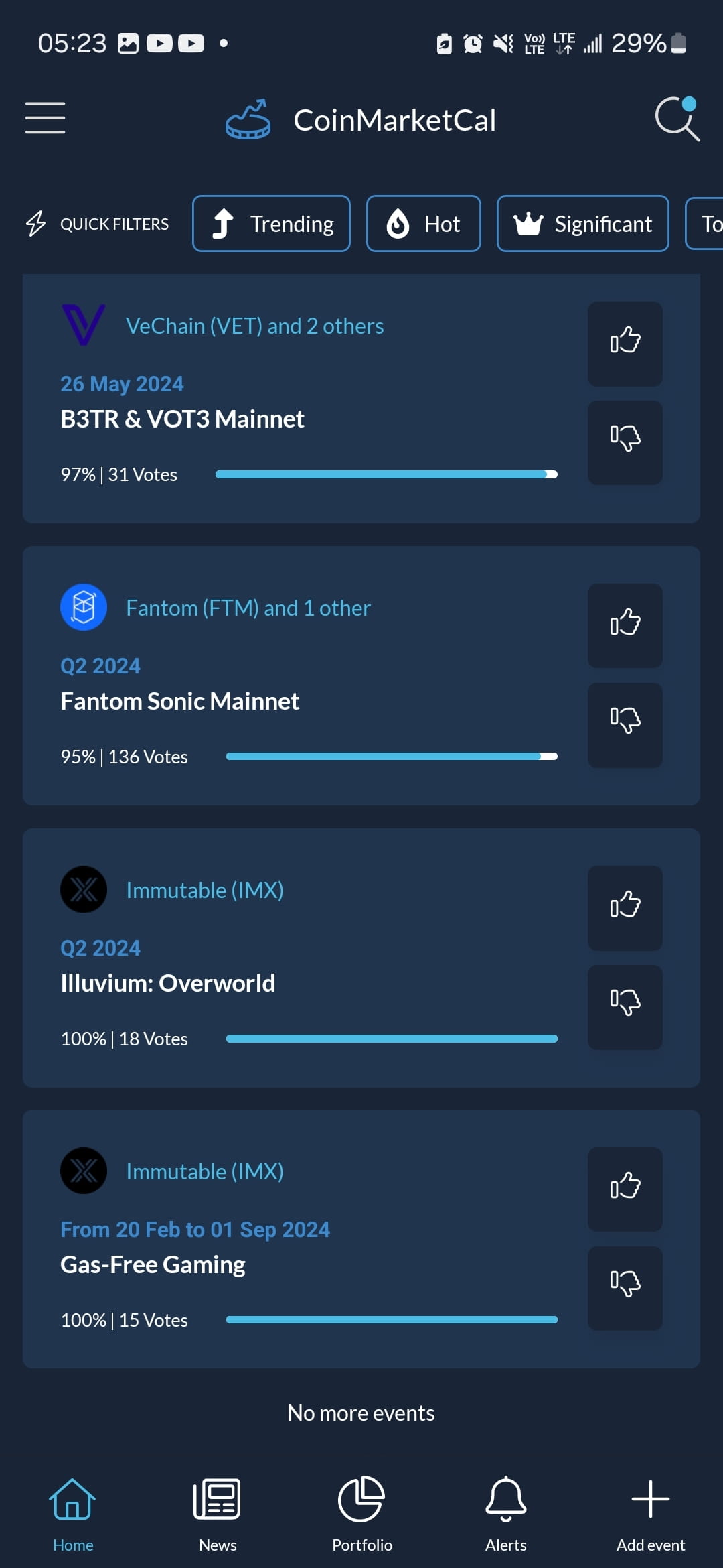 $IMX interesting to see upcoming updated on coinmarketcall s ...