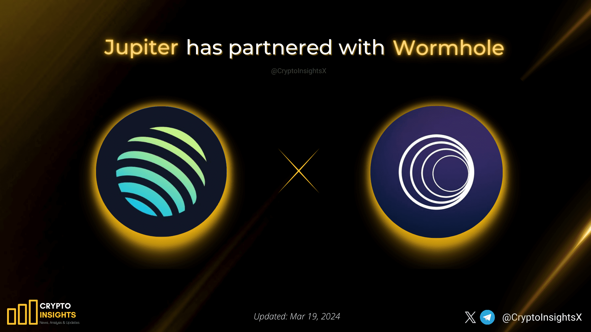 $JUP super good Jupiter 🪐 has partnered with Wormhole#Jupi | 樊殇总管 on ...