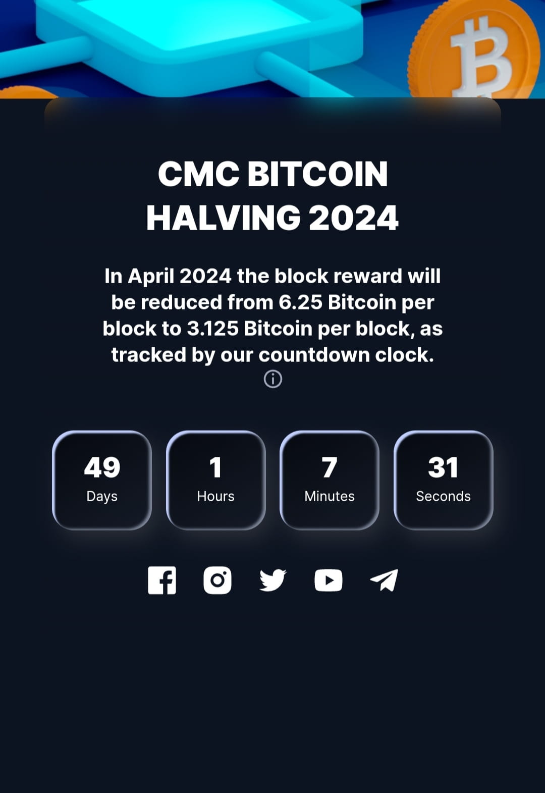 Less than 50 days until the $BTC halving! 🦅 ️ Published b | RAFUN on ...