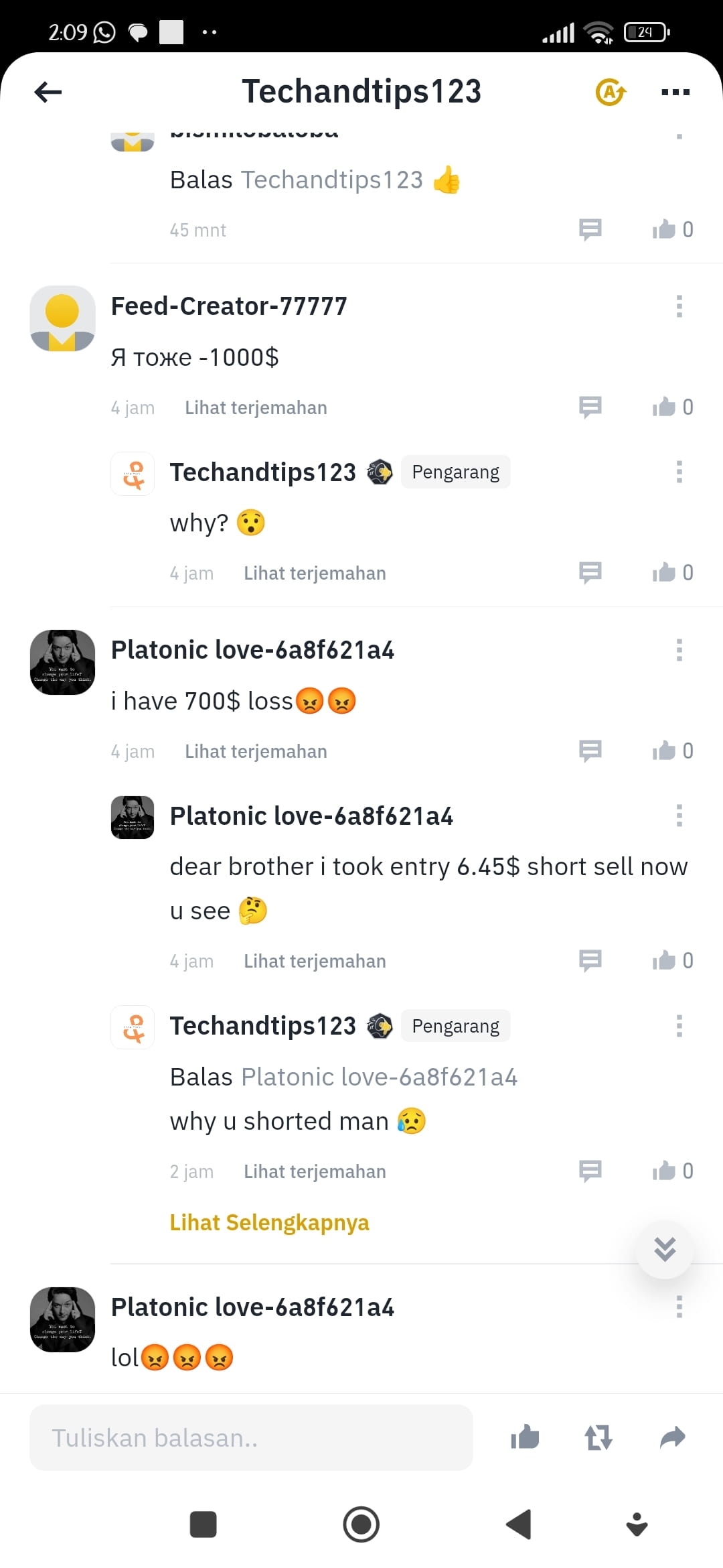 I told you yesterday to be careful playing short, the market | RioPutri ...