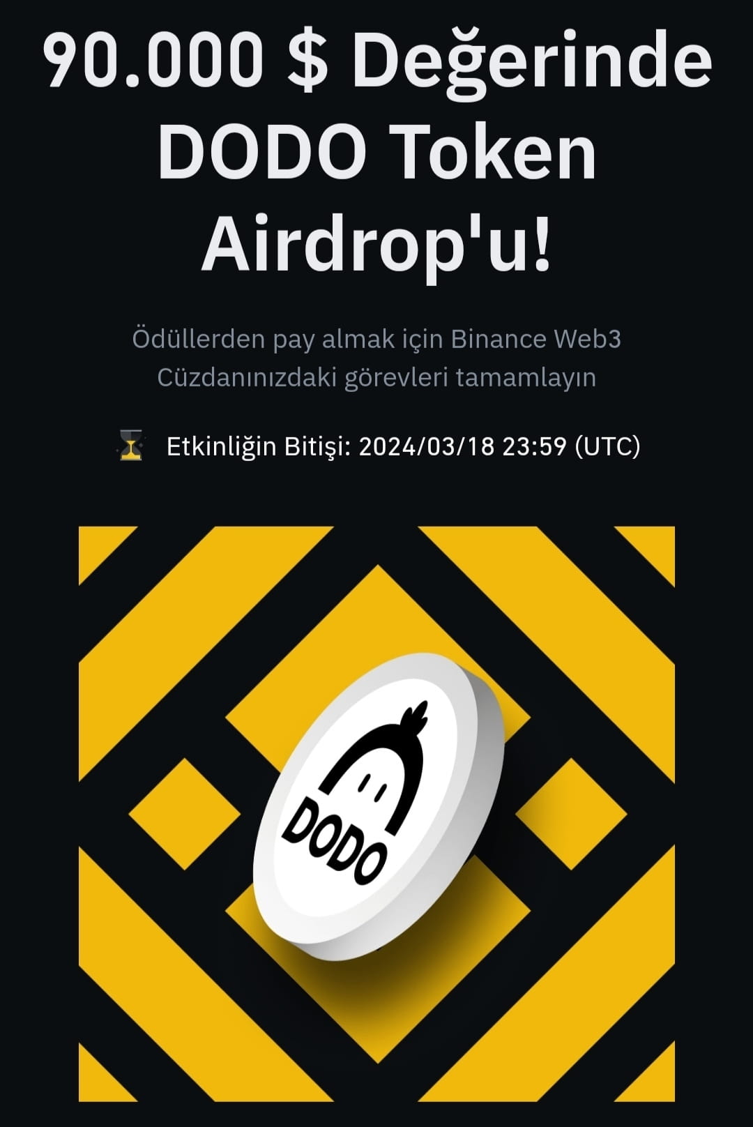 90.000 $ Worth #DODO Airdrop Last 4 Days! What you need to | Daily News ...