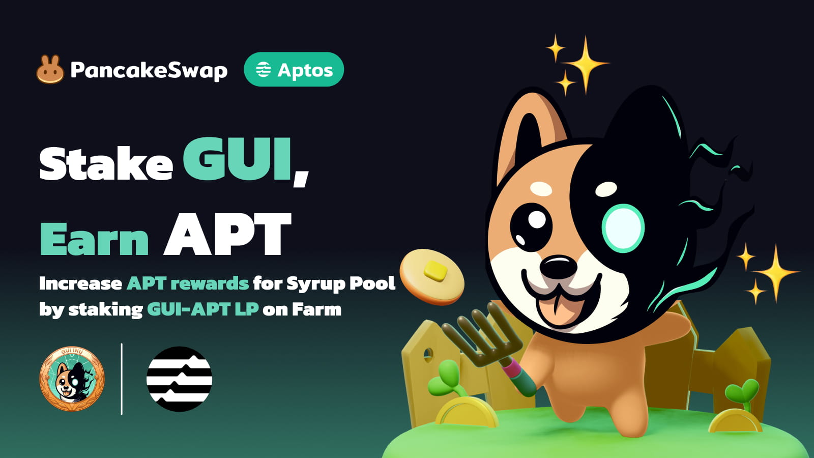 🐶 au au GUI INU 🧑‍🍳 Esta semana preparamos uma Stake GUI | PancakeSwap ...