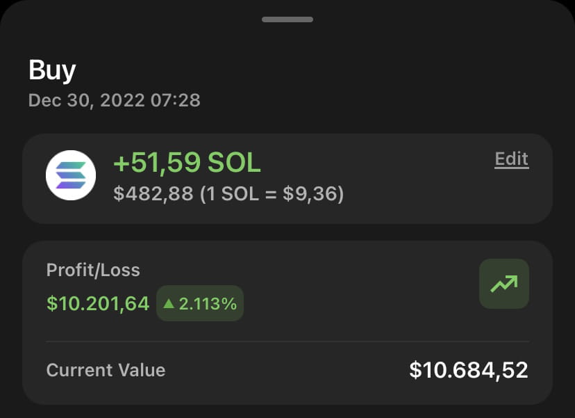 $SOL Buy from 9.36$. Now selling it to ACE for $200. Hope AC ...
