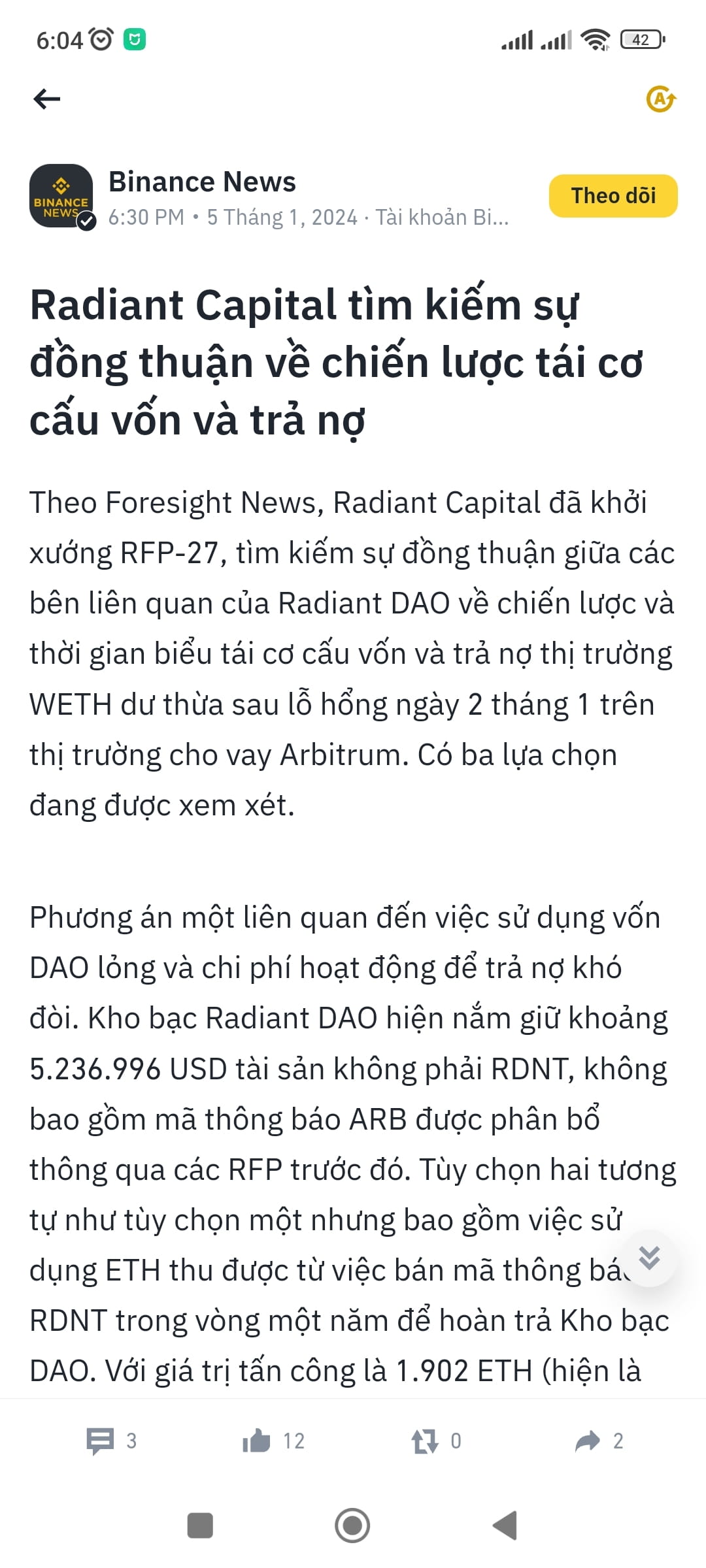 $RDNT What is the future like when capital is not enough? | Wen ...