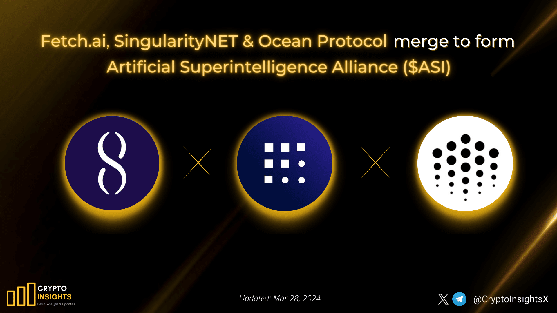 🔥 Fetch_ai , ocean protocol & SingularityNET merge to form | Crypto Insights on Binance Square