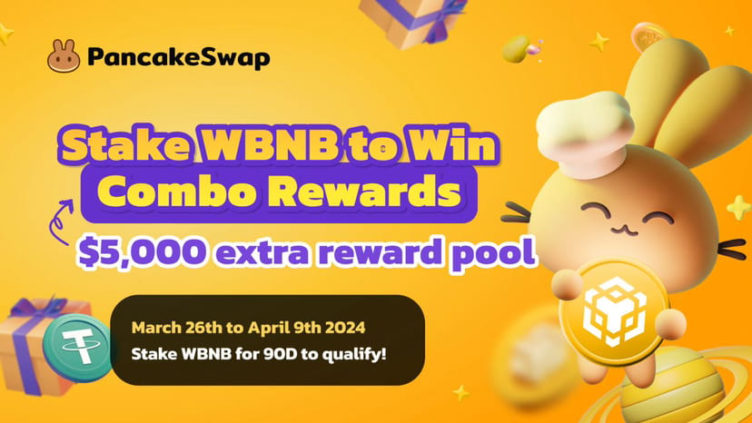 🥞Stake WBNB no PancakeSwap Simple Staking para ganhar recom | PancakeSwap na Binance Square