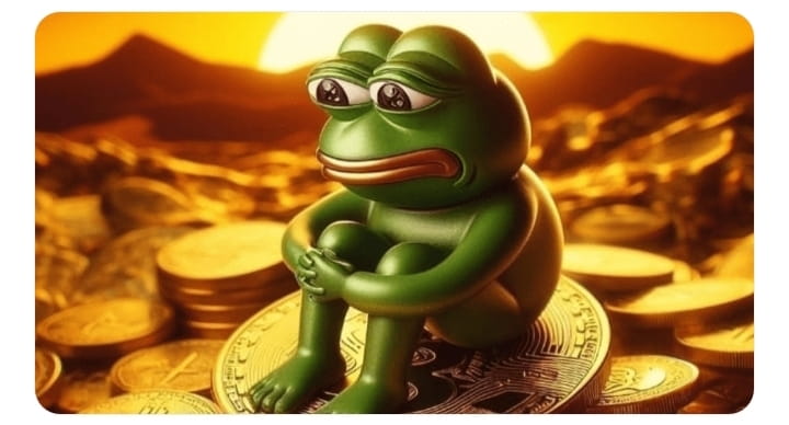 #PEPE , currently priced at 0.000007, has experienced | Marry Johnson ...