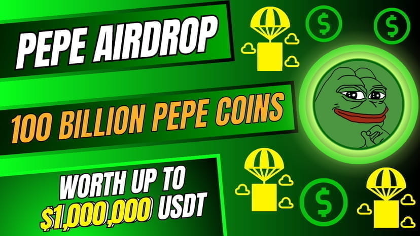🚨PEPE AIRDROP ANNOUNCEMENT🚨Claim Your Share of "100 BILL ...