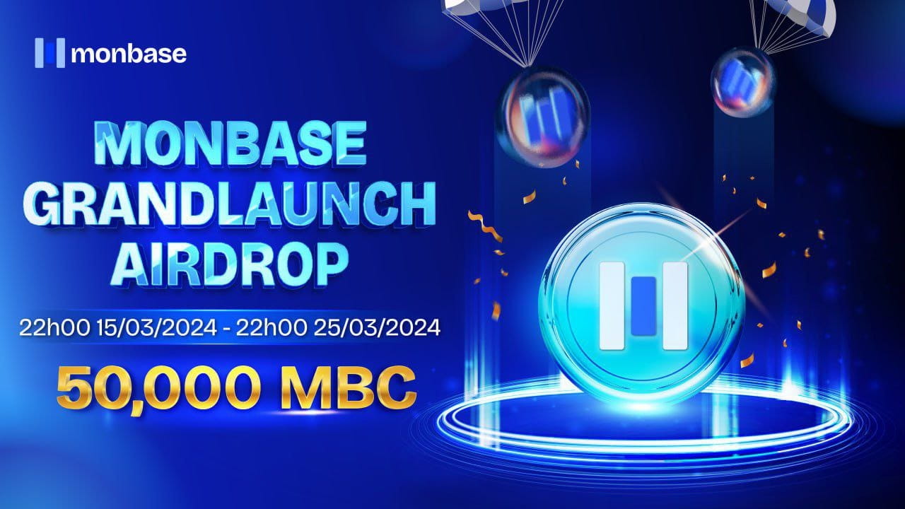 🎉 Monbase Airdrop 🎁 Reward: 50 MBC (~$5) 🟠 For 1000 Rand ...