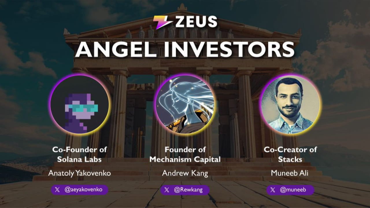 Zeus Network Secures High-Profile Angel Investors And Wins JupiterDAO ...