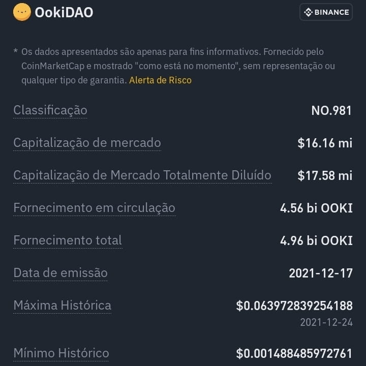 $OOKI í, a cryptocurrency with a surprisingly low market cap | NOTREVEW ...