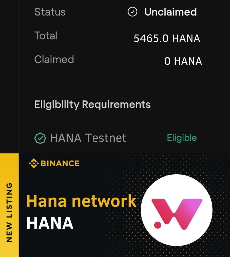 ⚡ Exciting $HANA Airdrop Alert! 🪂🌐 🚀 Backed by Binance L | Trading Heights on Binance Square