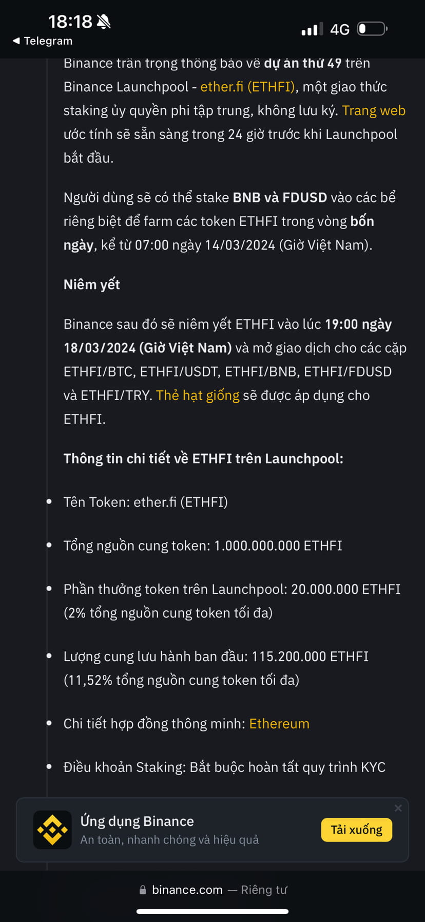 Whoever Holds BNB is warm again There is Launchpool ETHFI ag | KLINK CW - CRYPTO on Binance Square