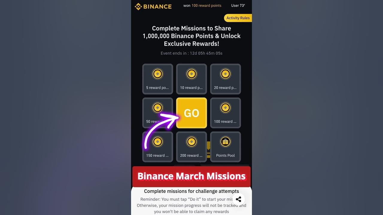 🚀 Binance March Missions Alert! 🚀 Hey crypto enthusiasts! | ORIONPLAY ...