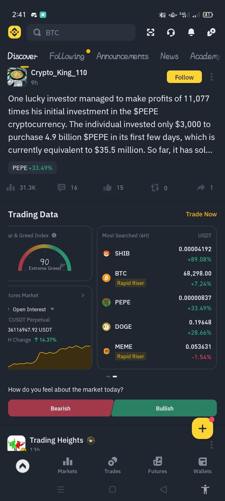 When the likes of DOGE and SHIB start pumping that's when yo | crypto_MOJ news on Binance Square