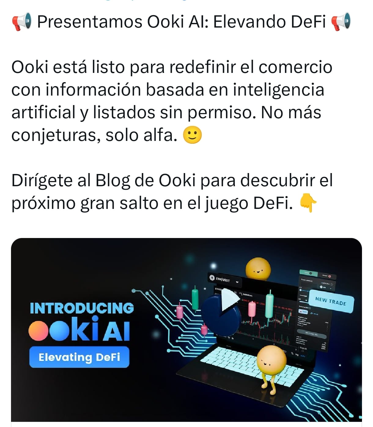 $OOKI Ooki AI? what's coming 💪 | Cripto Anónimo on Binance Square