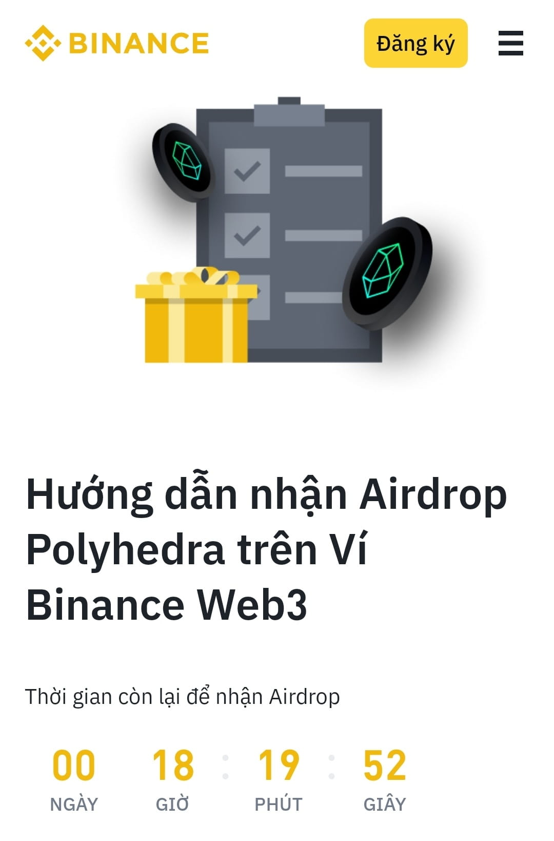 🚀 Receive Polyhedra Airdrop on Binance Web3 wallet 👉 Read | CHN Coin on Binance Square