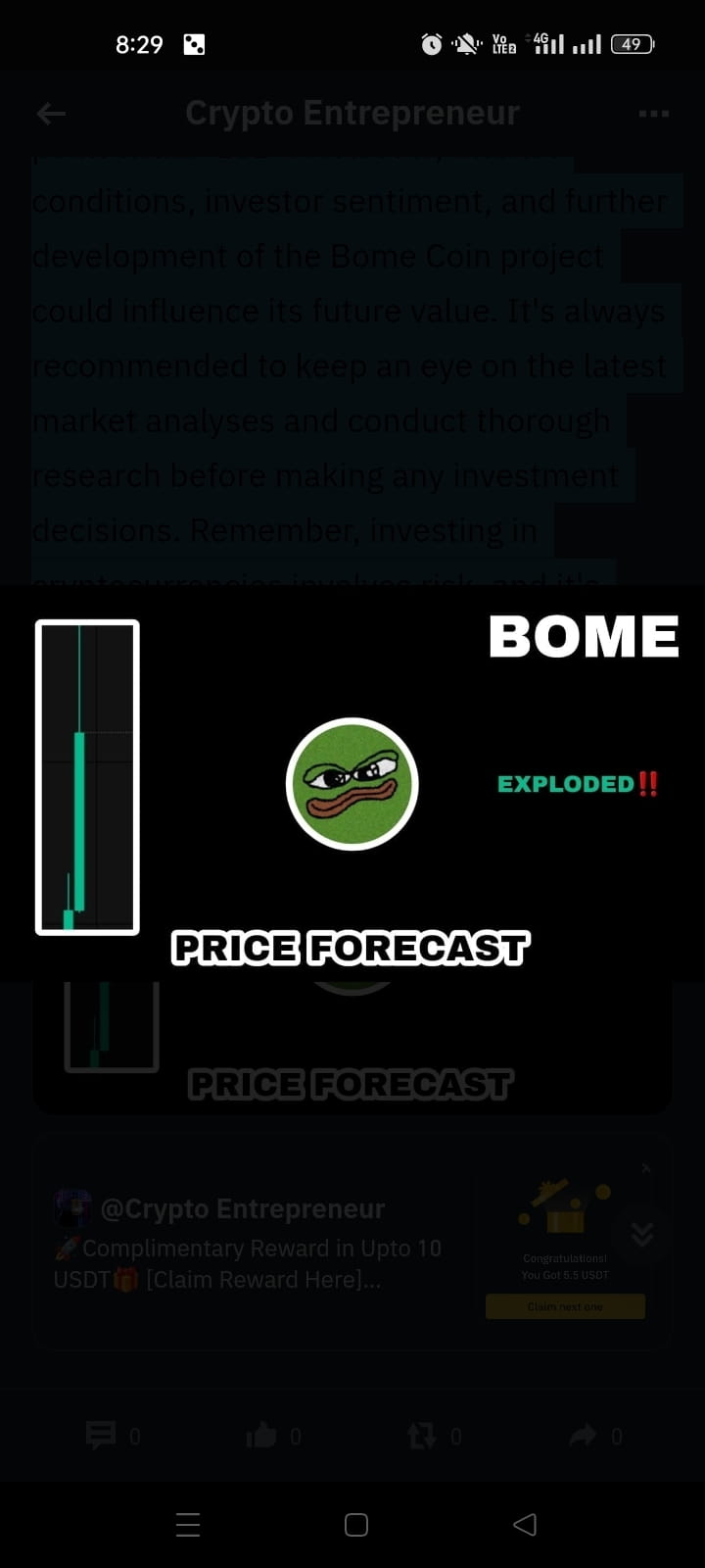 Can Bome Coin Reach 1$ In 2024 The potential for Bome Coin | JENIS on Binance Square