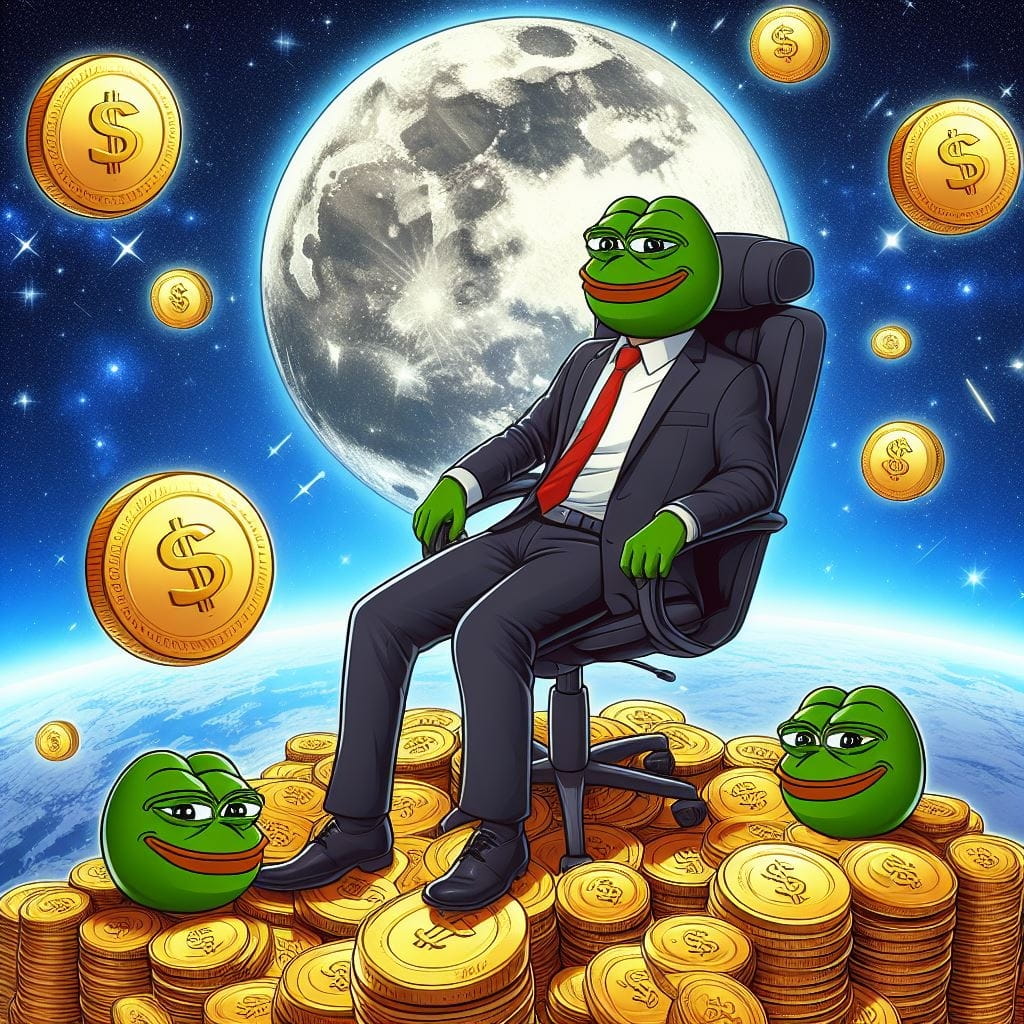 $PEPE Hold on to pepe and you'll be rich by the end of 2024 | Mr Boss ...