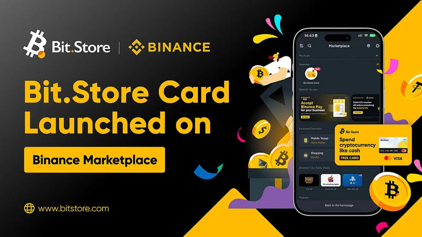 Apply a free Bit.Store Virtual Card on Binance Marketplace. | BitStoreAPP on Binance Square